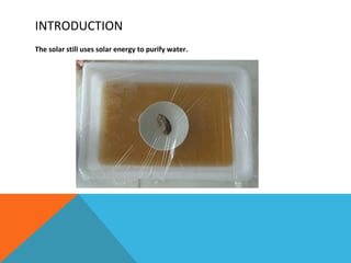 Solar still | PPT