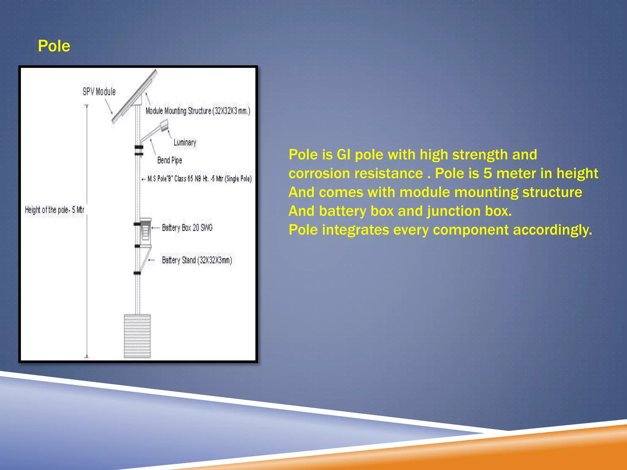 Solar street light | PPTX