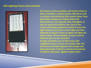 Solar street light | PPTX