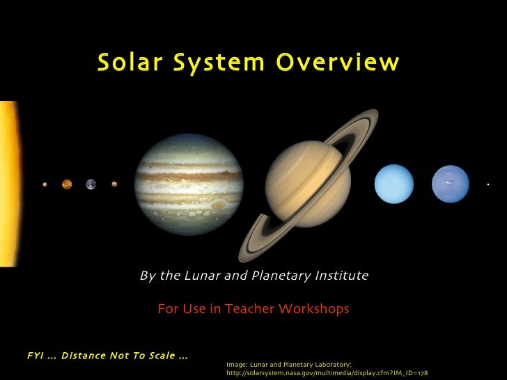 Solar System Overview solar-system-overview