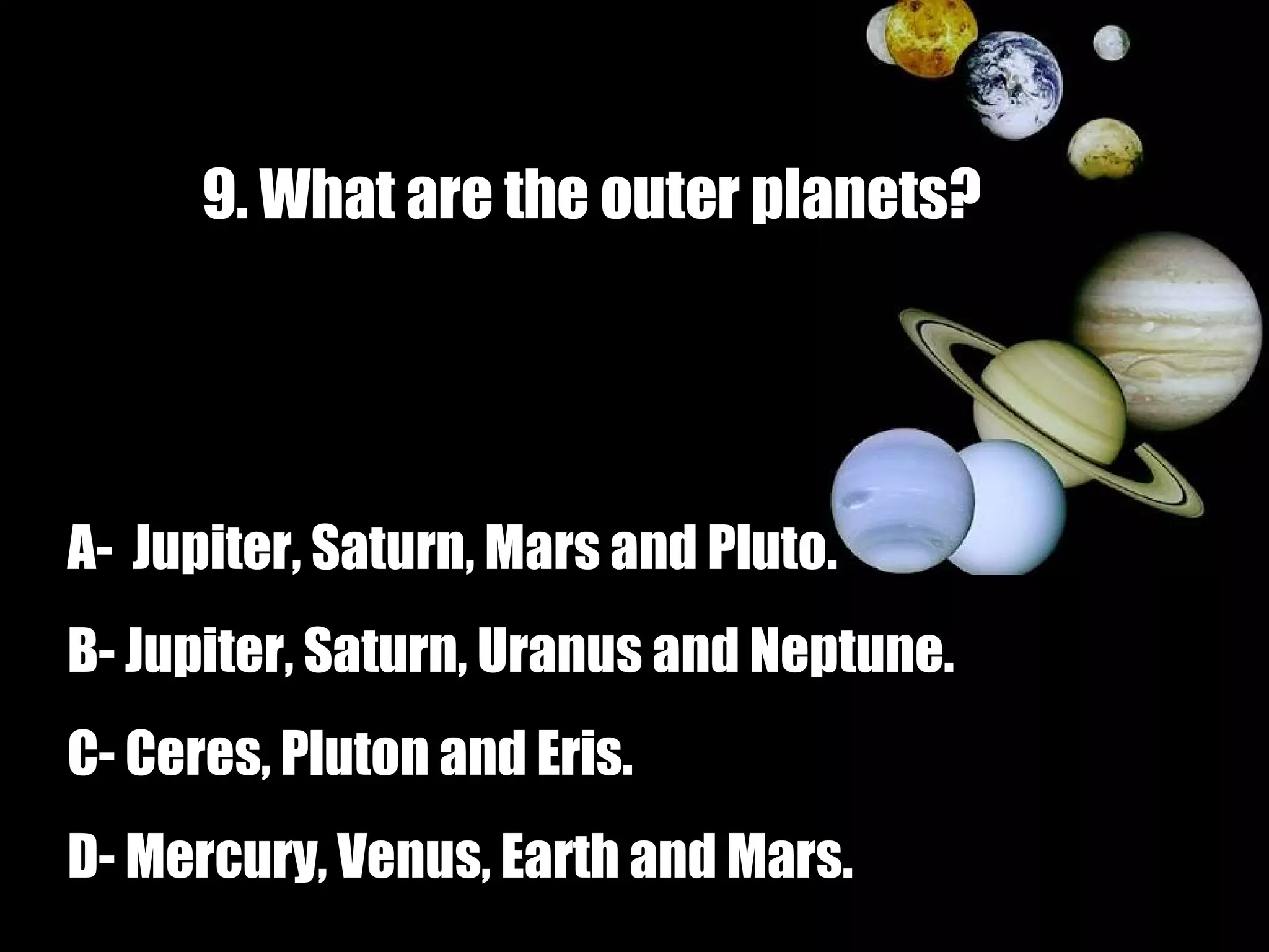 Solar system: trivial game | PPT