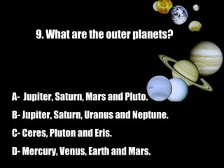 Solar system: trivial game | PPT