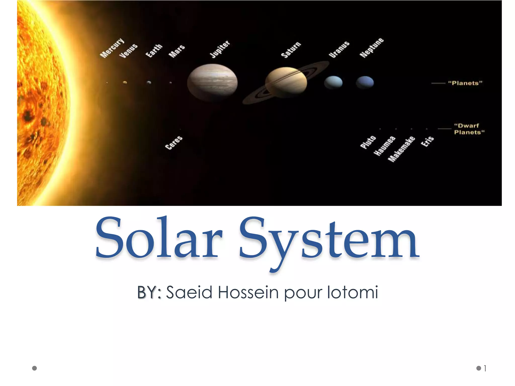 Solar system (simple definition) | PPTX