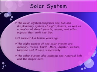Solar system | PPTX