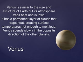 The Solar system | PPTX