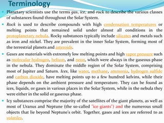 What is Solar system? FORMATION OF SOLAR SYSTEM. SOLAR SYSTEM ...