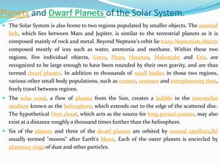 What is Solar system? FORMATION OF SOLAR SYSTEM. SOLAR SYSTEM ...