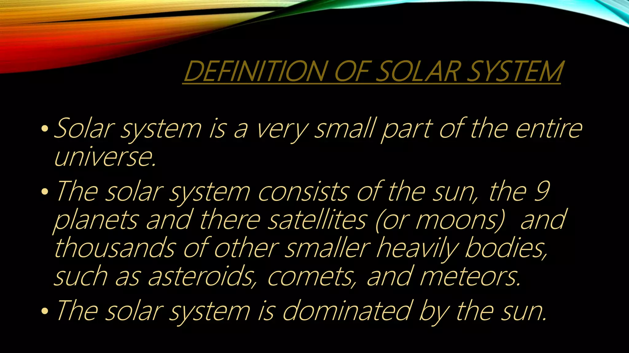 Solar system | PPTX