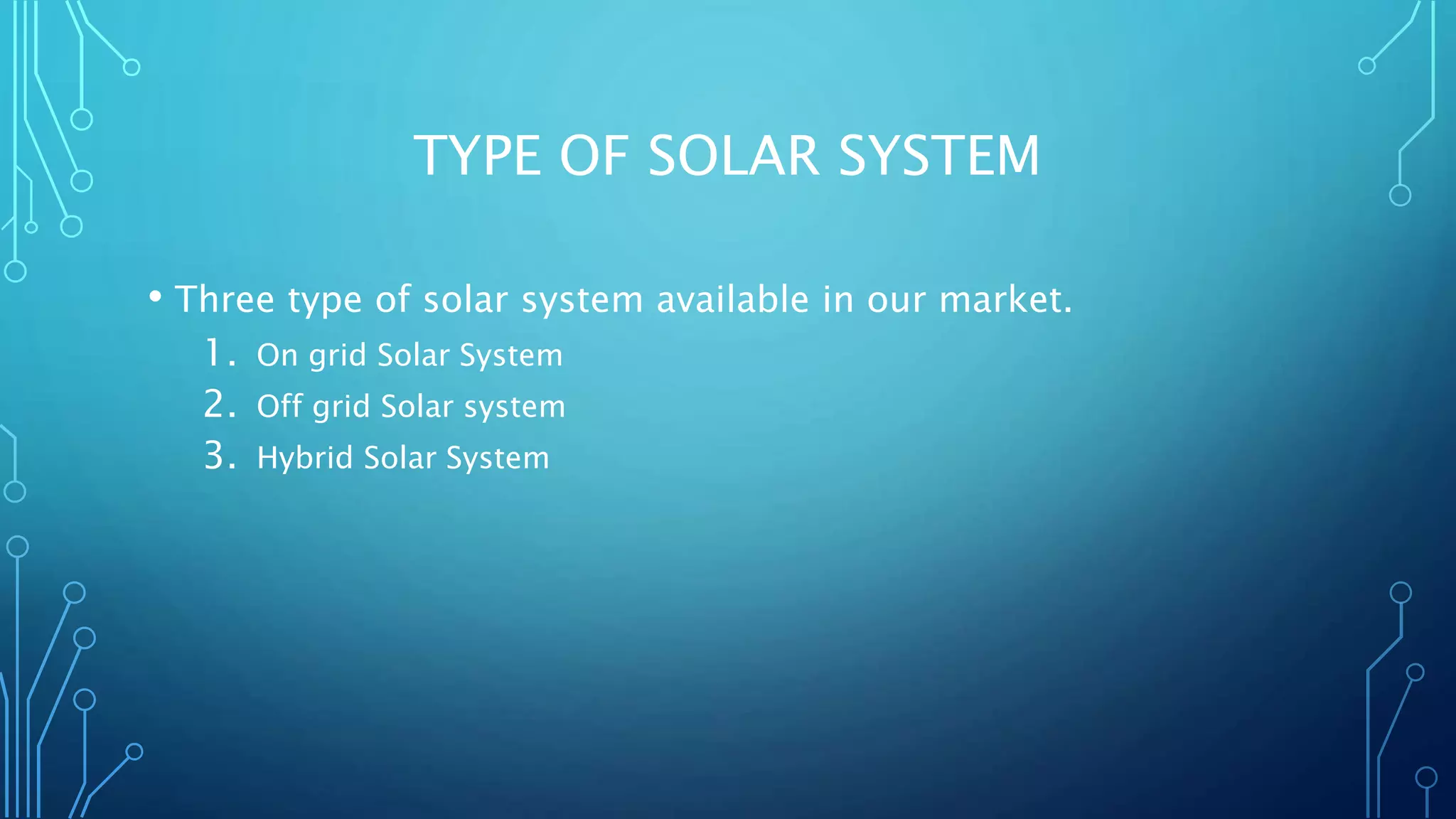Solar energy system overview | PPT