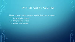 Solar energy system overview | PPT