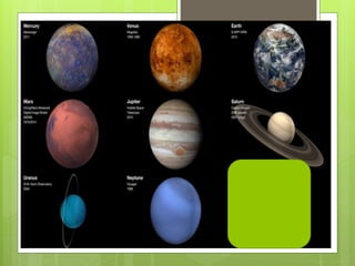 8 Planets of solar system and its functions | PPTX