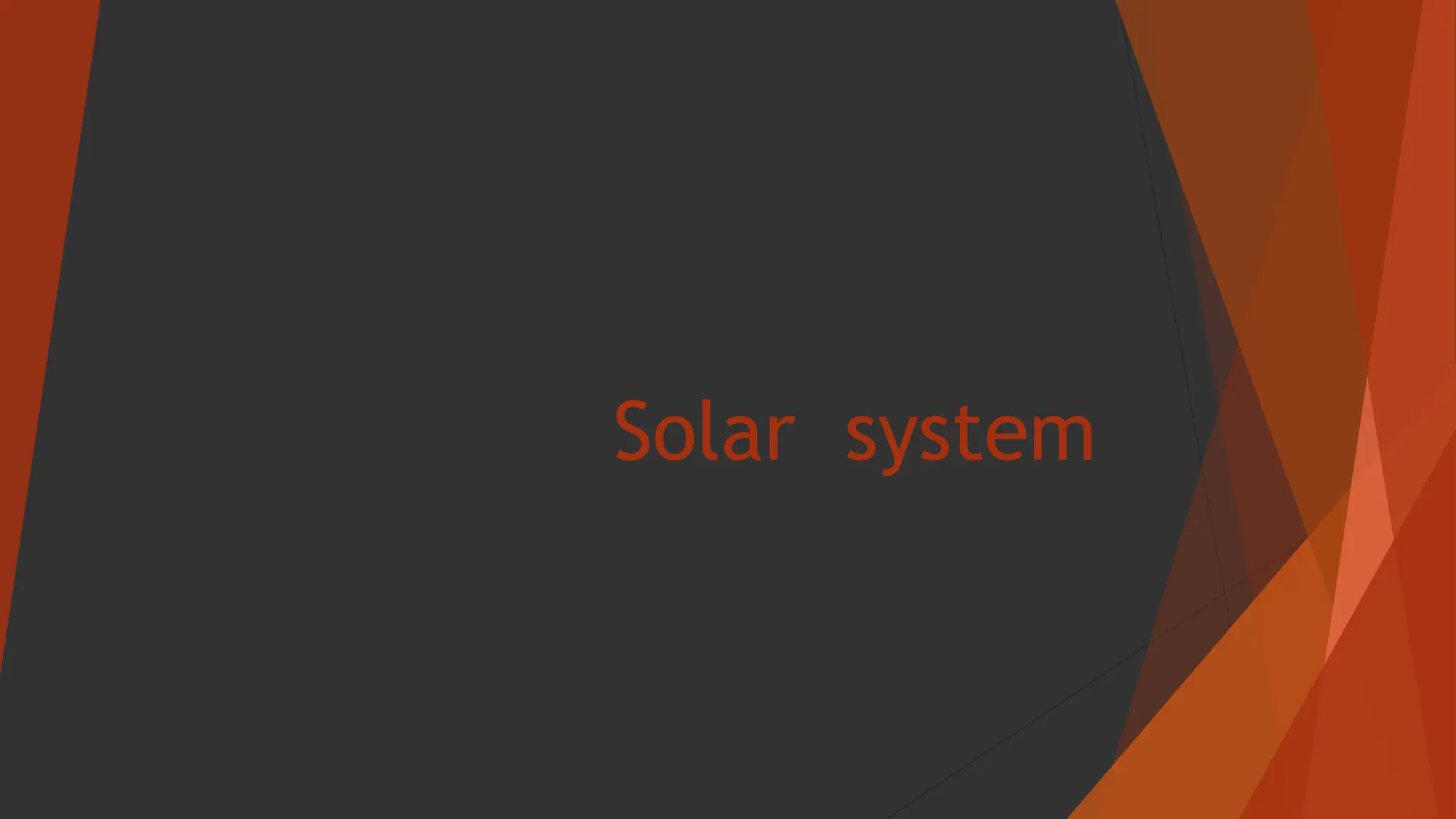 Solar system is consist of the sun,planets and other heavenly bodies in ...