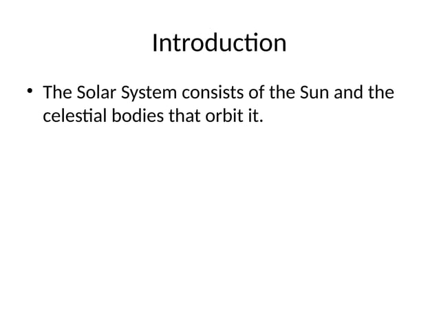 Solar_System basic ppt for young students | PPT