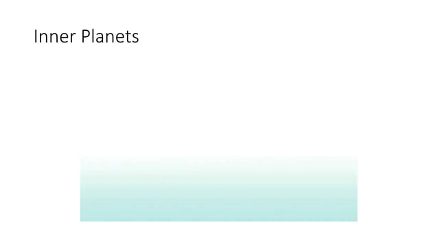 SOLAR SYSTEM- INNER PLANETS.pptx | Space and Astronomy | Science