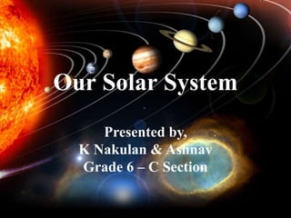 Solar System and Galaxy in single presentation | PPT | Space and ...