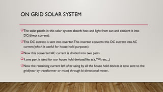 solar system and their types presentation | PPTX