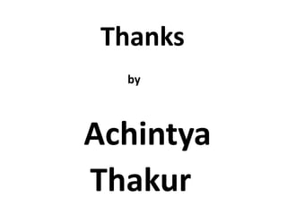 Solar system achintya thakur | PPT