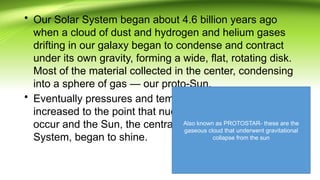 Solar System and the Universe presentation | PPTX