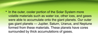 Solar System and the Universe presentation | PPTX