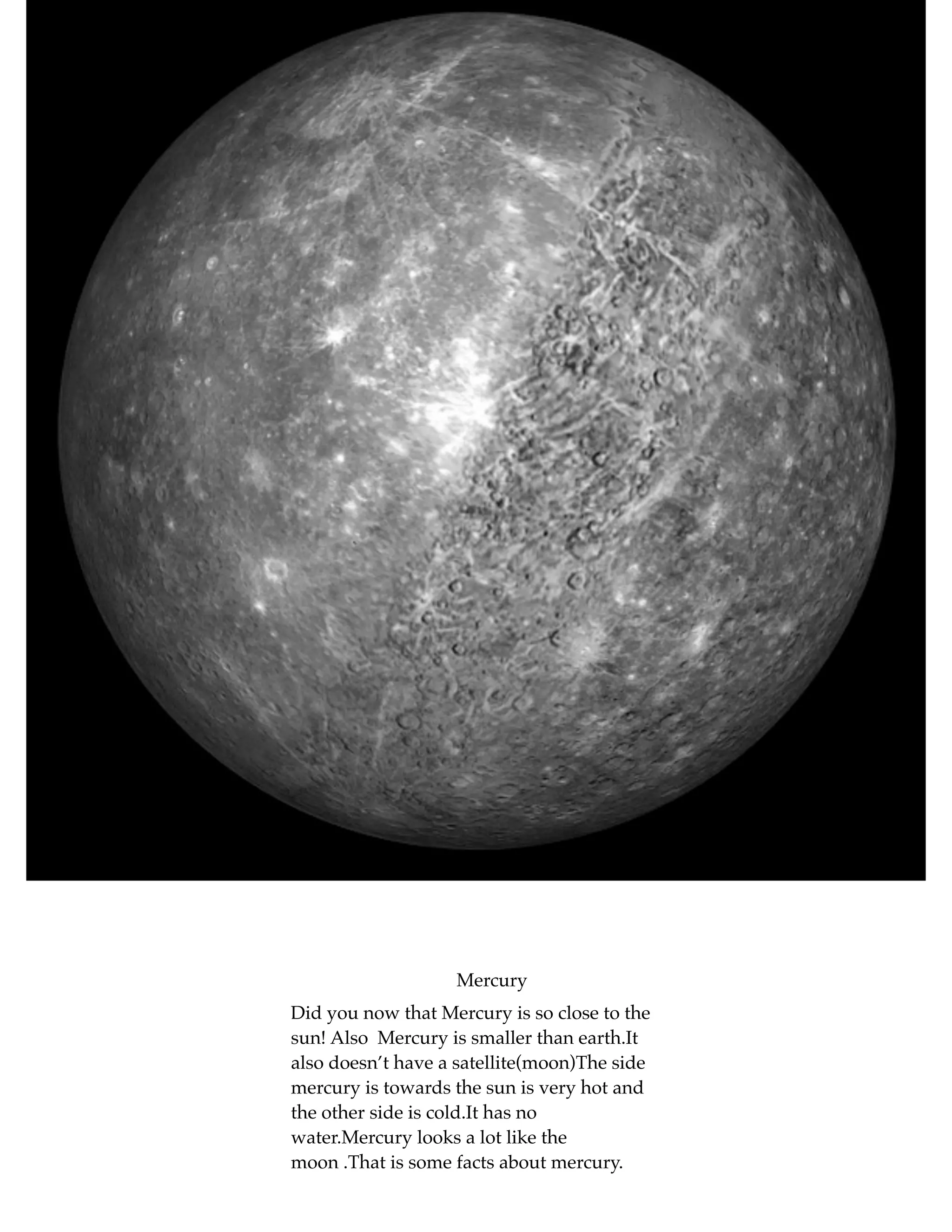 Diana's Solar System Brochure | PAGES | Space and Astronomy | Science