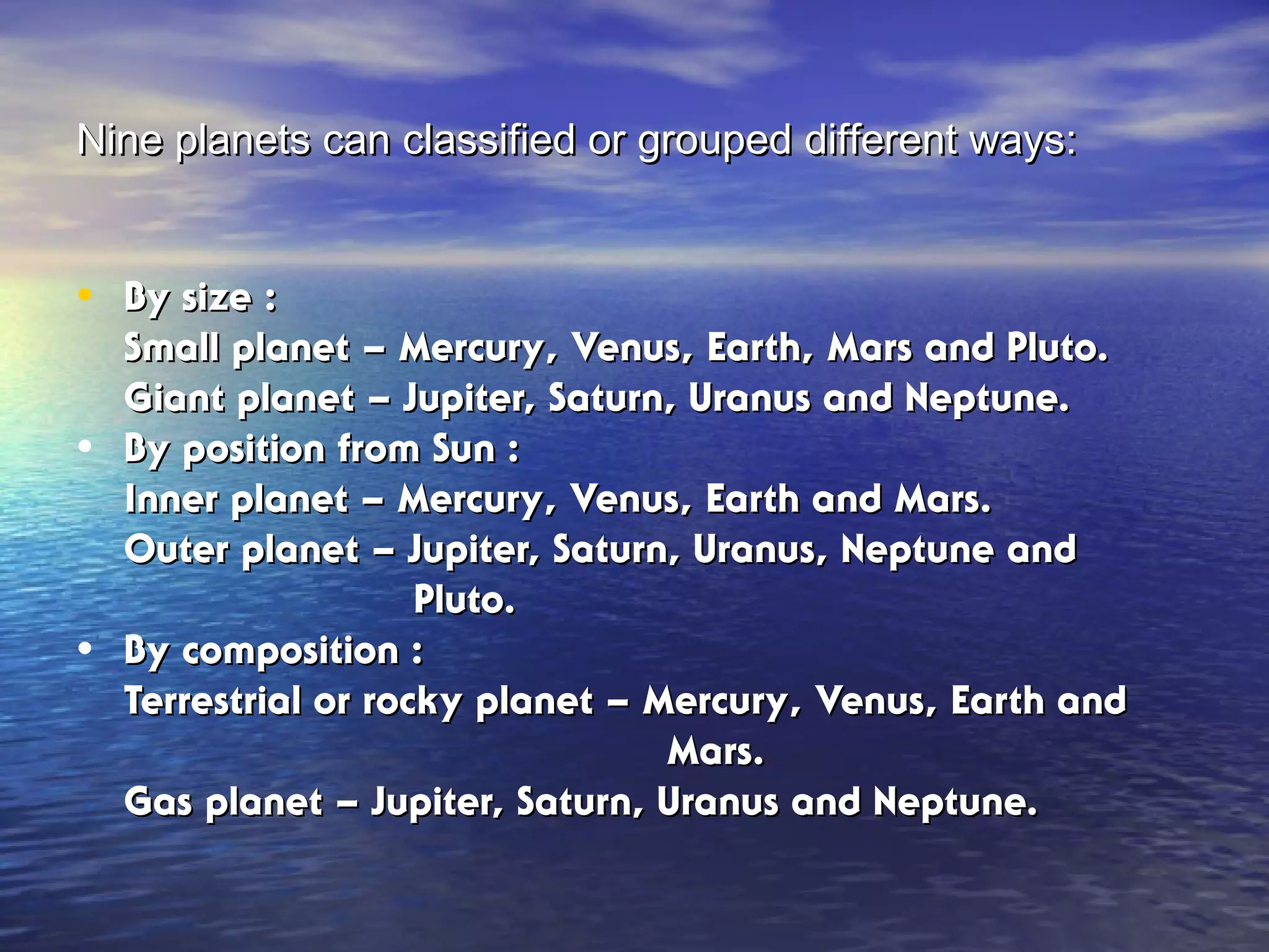 Solar system & constellation(g 4) | PPT