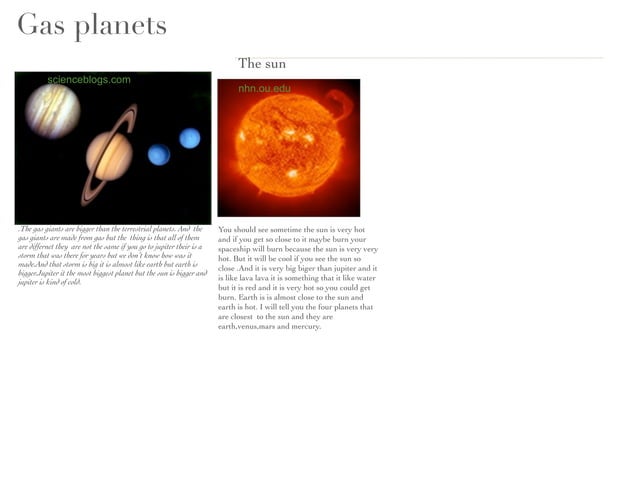 Erick's Solar System Brochure | PAGES