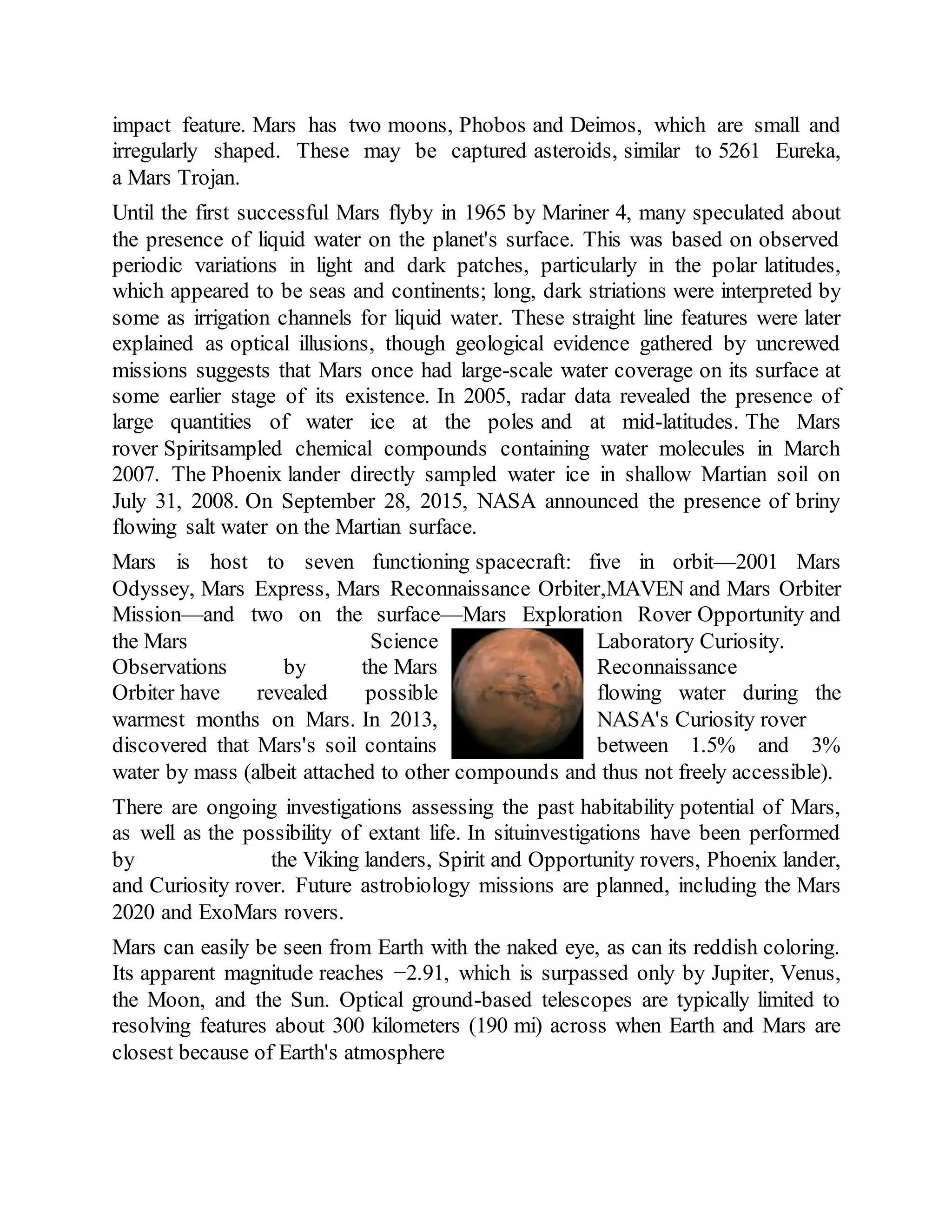 Solar System Assignment | DOCX