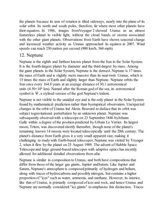 Solar System Assignment | DOCX