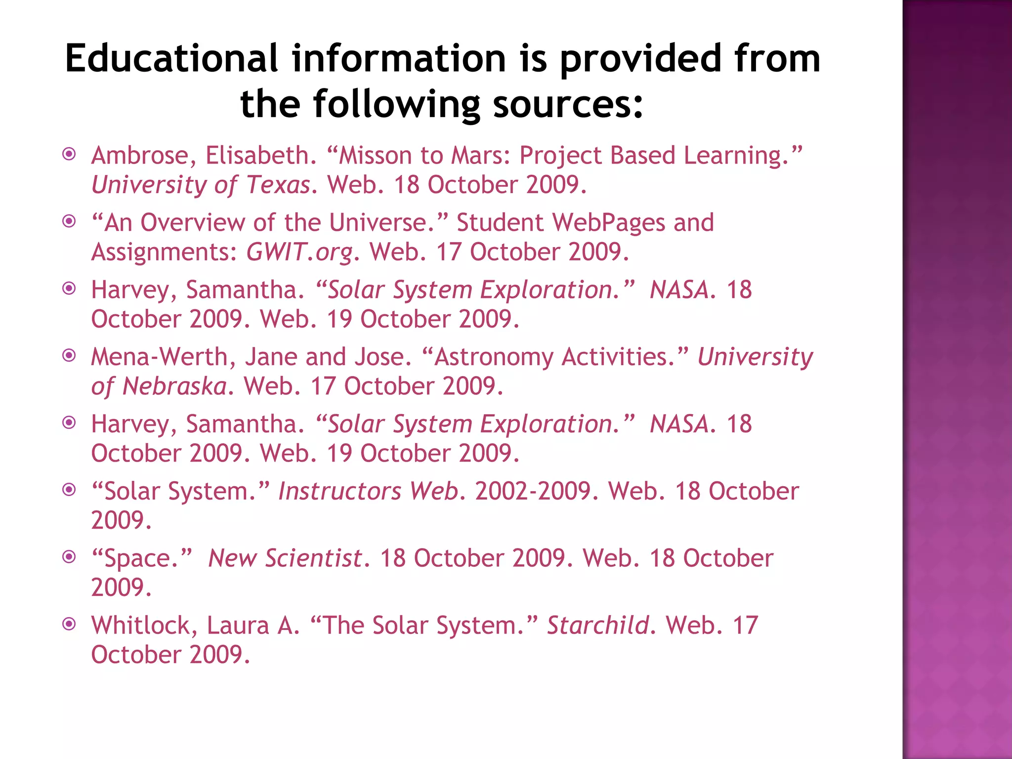 Introduction to the Solar System | PPT