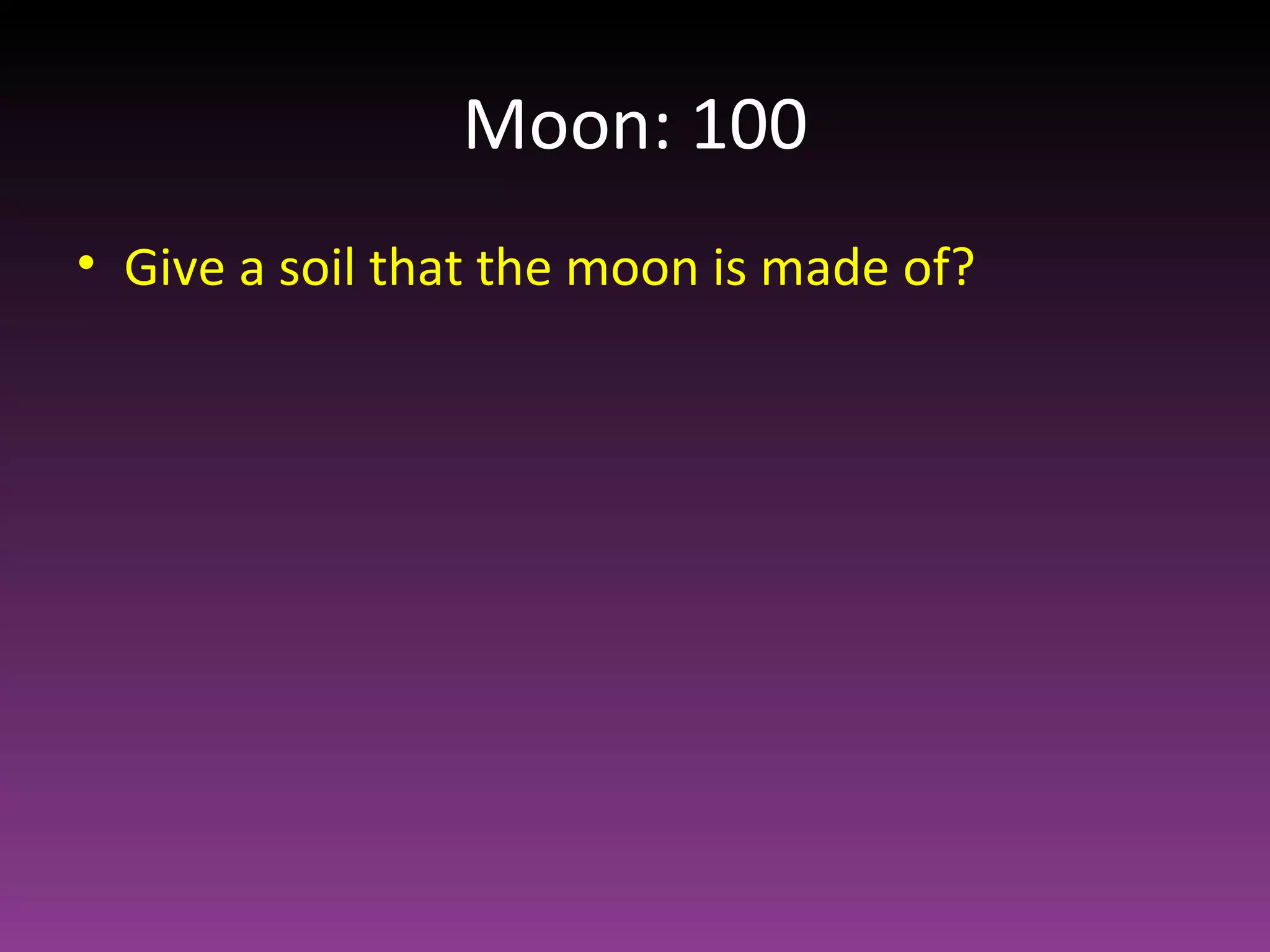 Solar system jeopardy | PPT