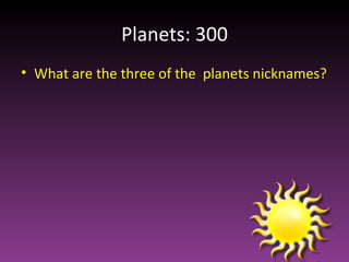 Solar system jeopardy | PPT