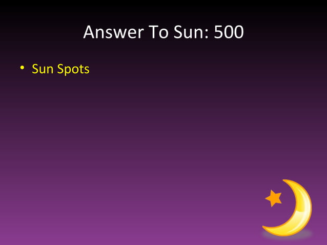 Solar system jeopardy | PPT