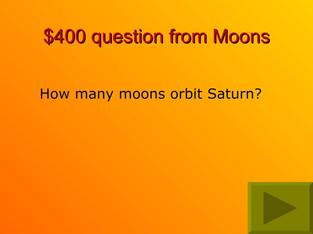 Solar system jeopardy berg | PPT