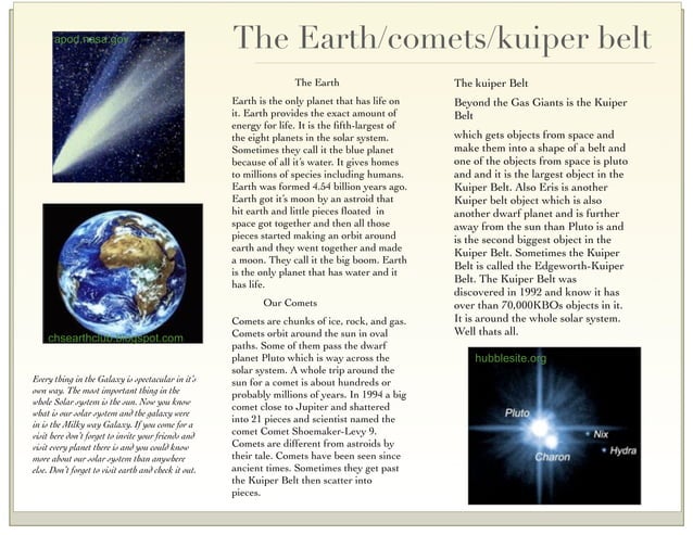 Kristal's Solar System Brochure | PAGES