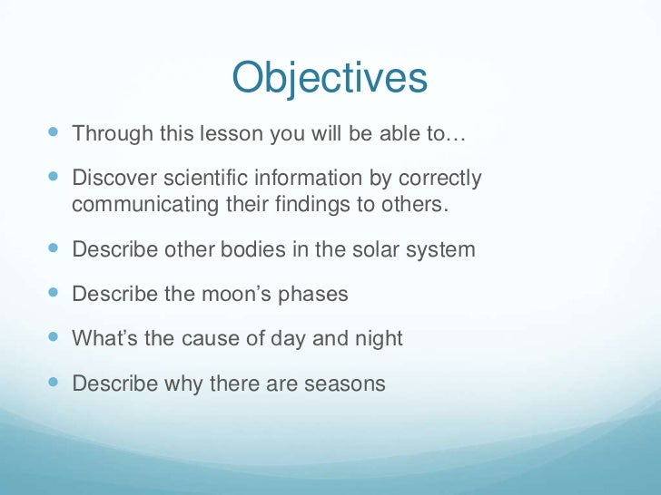 Solar System Lesson Edt 279 Solar System Lesson Edt 279