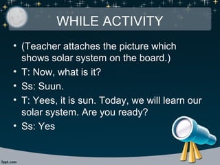 Solar System Lesson Plan | PPT