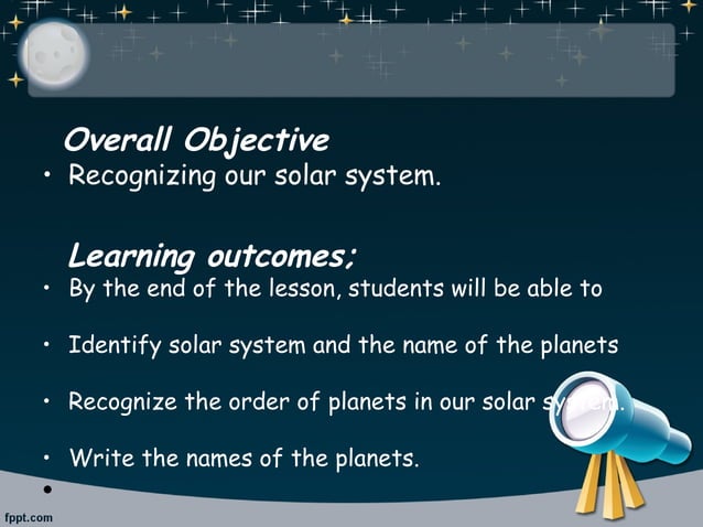 Solar System Lesson Plan | PPT