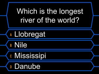 FACTS ABOUT COUNTRIES AND CONTINENTS GAME | PPT