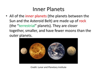 The Inner Planets All Together