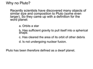 Solar system notes | PPT | Space and Astronomy | Science