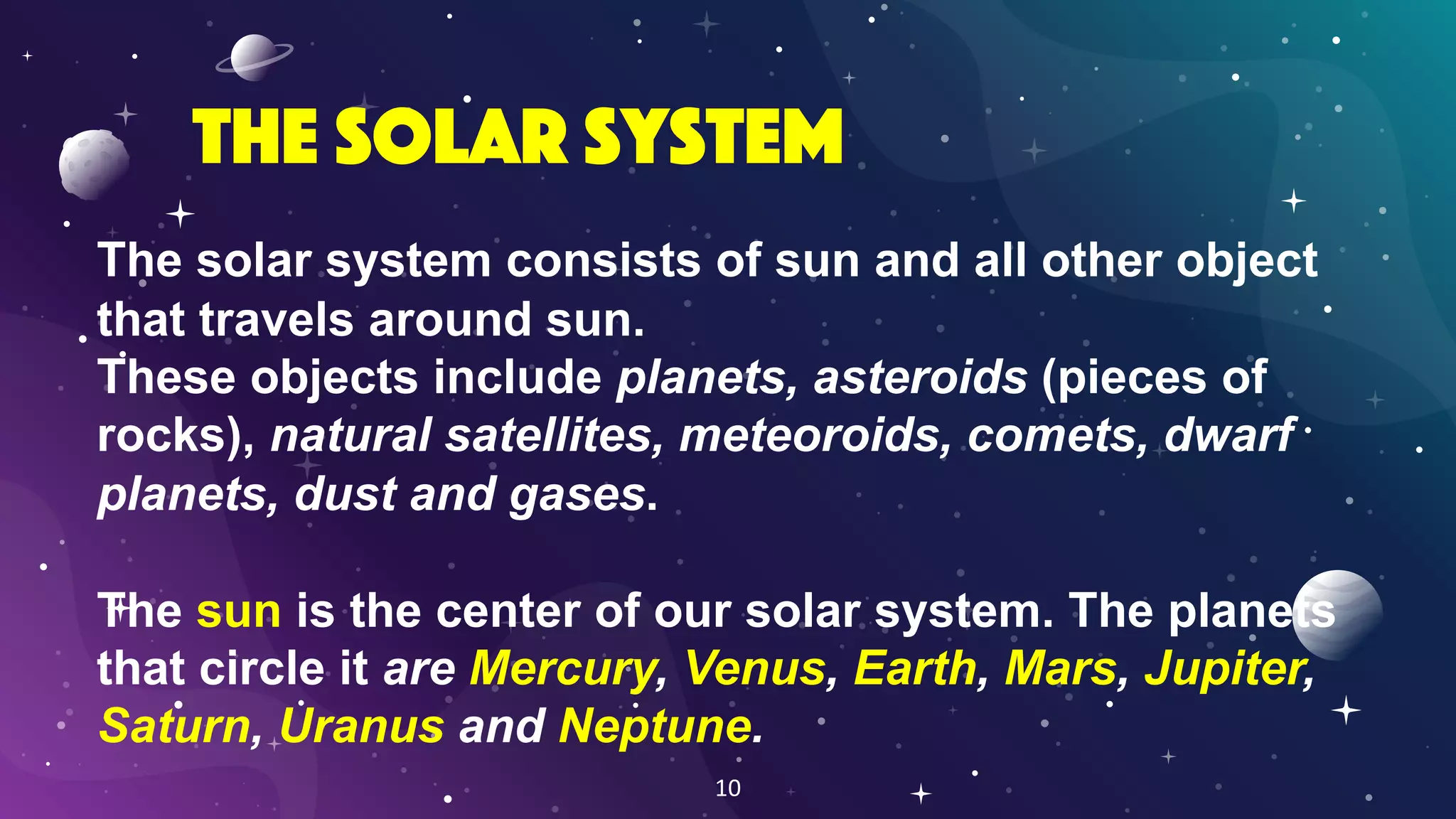 Solar system part 1 | PDF