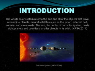 Words About The Solar System