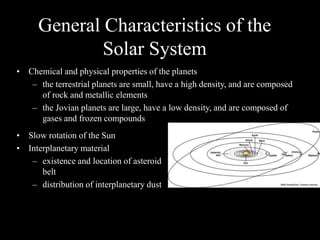 The Universe, the eight planets, The sun | PPT