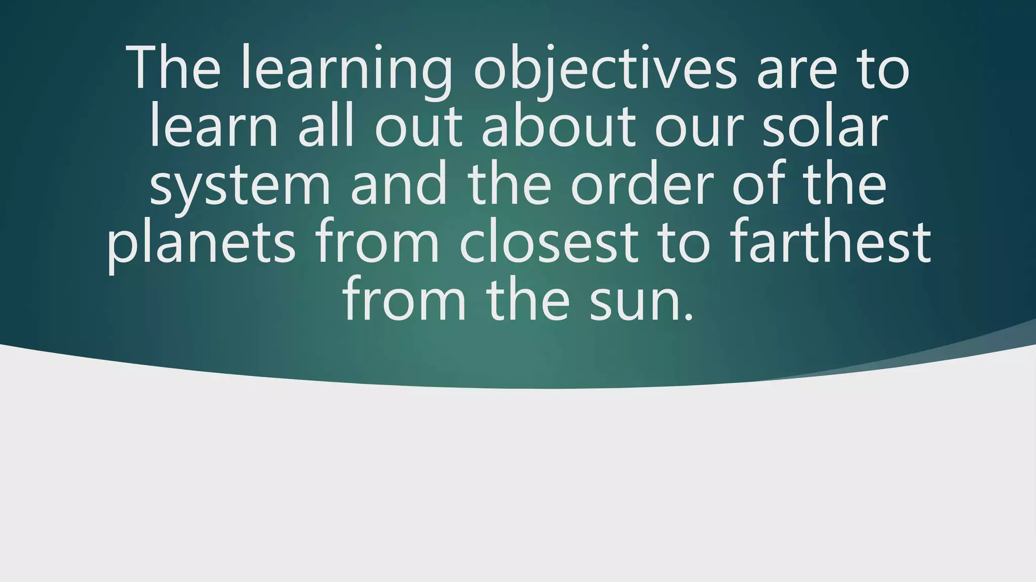 Solar system presentation | PPT