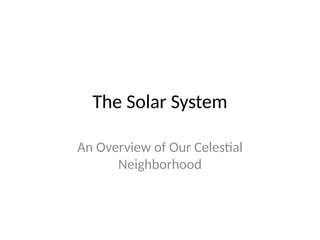 Solar system for kids best Presentation.pptx