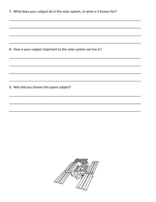 Solar system project | PDF