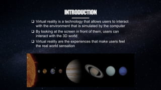 Solar system Virtual Reality | PPTX