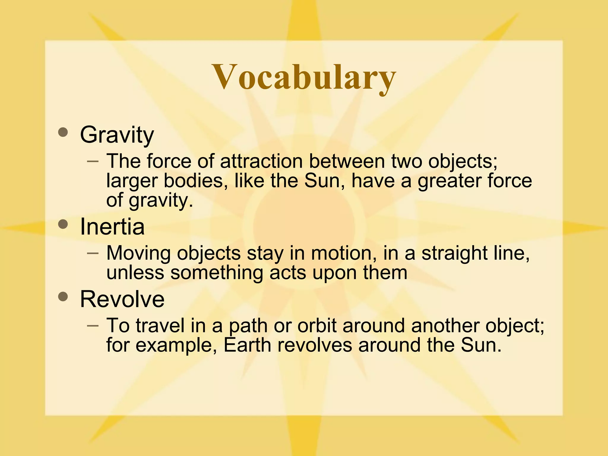 Solar System Gravity | PPT | Geography | Science