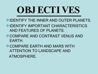 Inner And Outer Planets Compare And Contrast