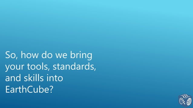 EarthCube Governance Intro for Solar Terrestrial End-user Workshop | PPT